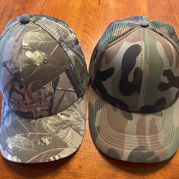 Source Unknown | Accessories | Camouflage Mesh Back Hats | Poshmark